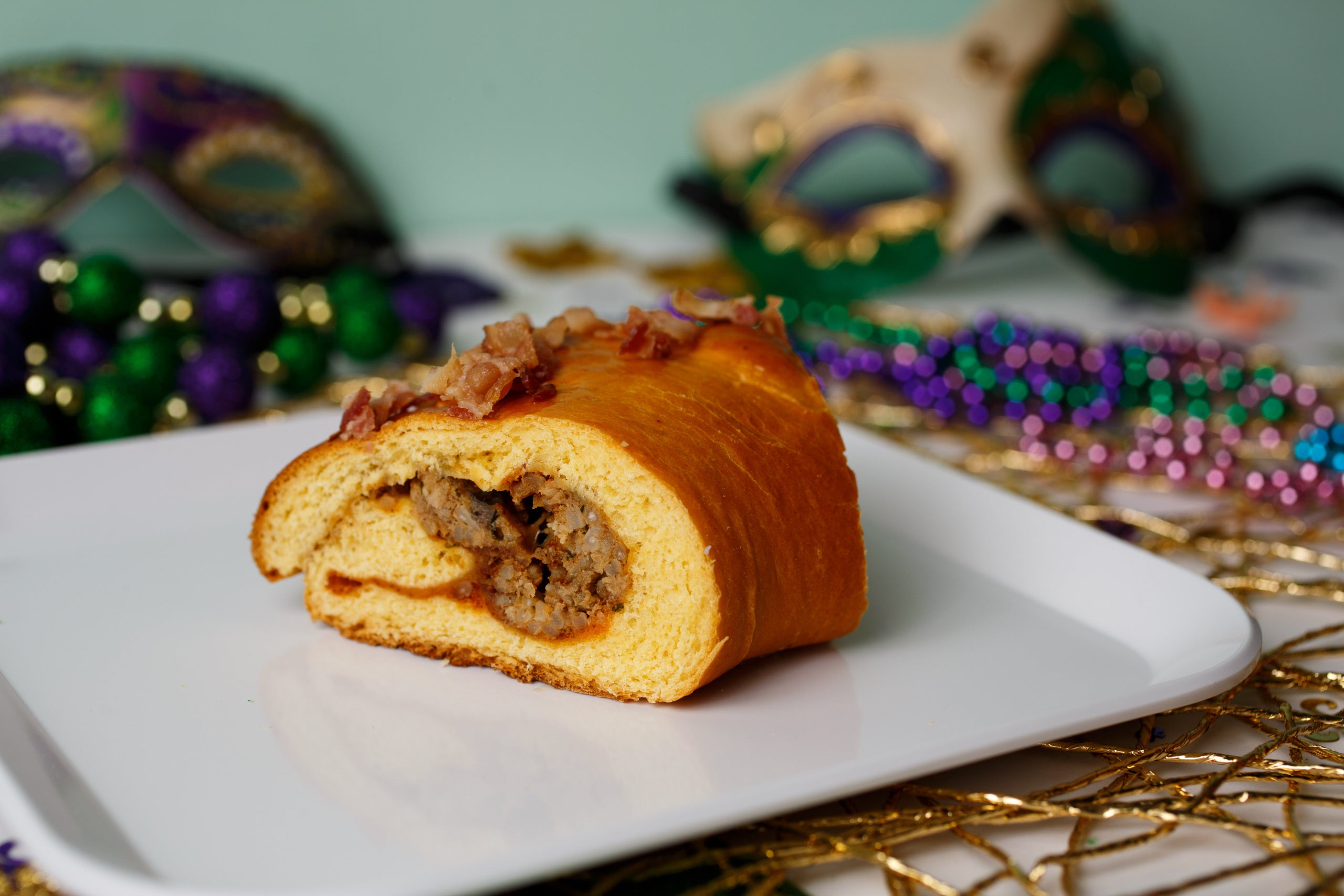Boudin King Cake | Lilah's Bakery